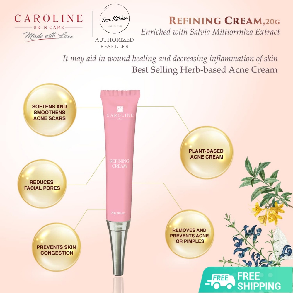 Caroline Refining Cream 20g | Shopee Malaysia