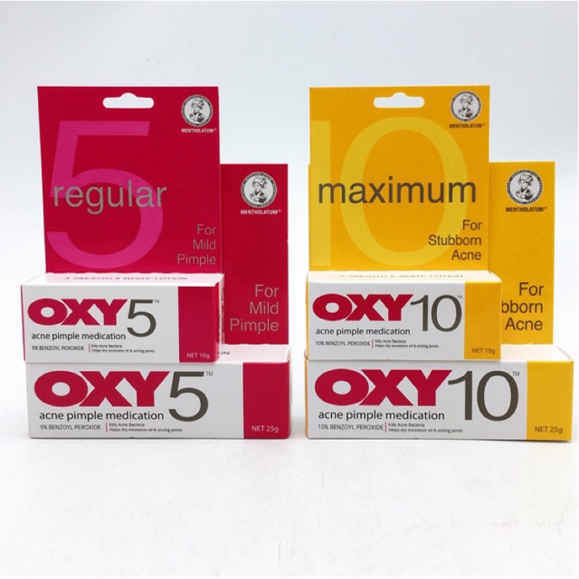 OXY 5 & 10 acne pimple medication series | Shopee Malaysia