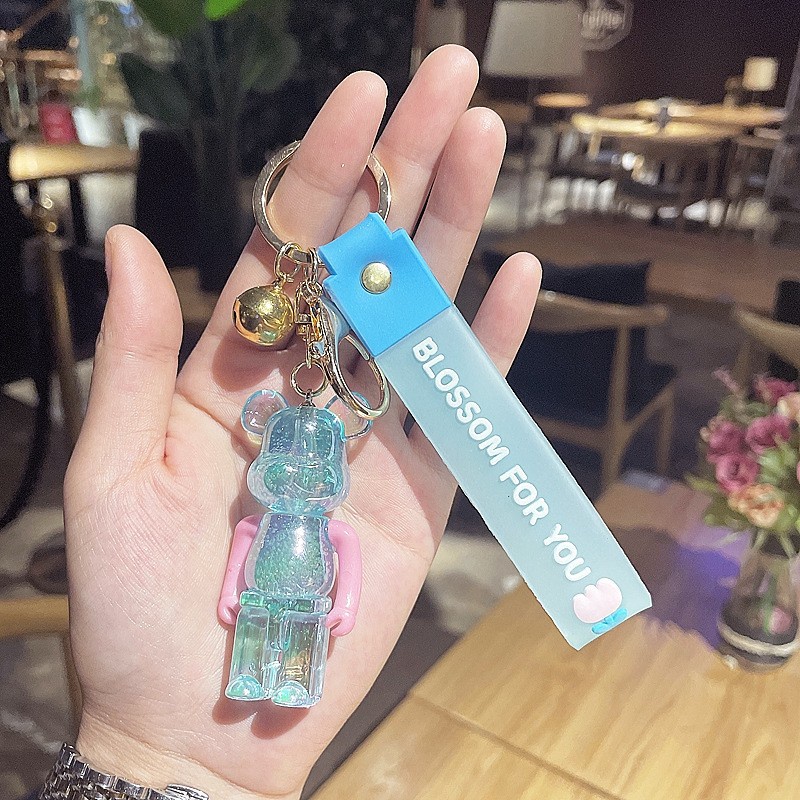 Colorful Cartoon Bearbrick Gloomy Bear Keychain Bag Pendant Birthday ...