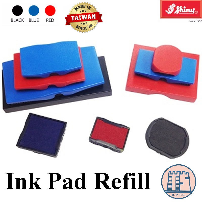 Shiny Ink Pad / Cartridges Refill for Self Inking Stamps S300,S510,S722 ...