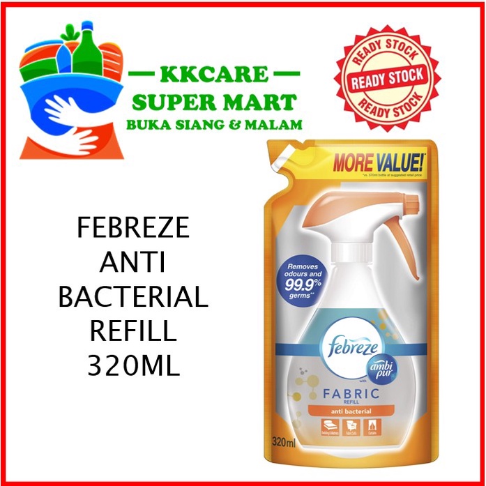 FEBREZE Anti Bacterial Refill Pack 320ml | Shopee Malaysia