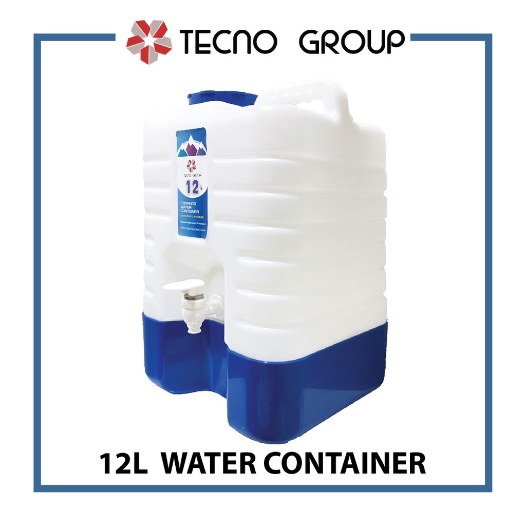 ORIGINAL WATER CONTAINER 12L TECNO WATER / SWISSPRO | Shopee Malaysia