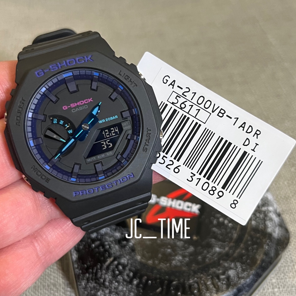 G-SHOCK Carbon Core Guard GA2100VB-1A 100% Authentic.GA2100/GA-2100VB ...