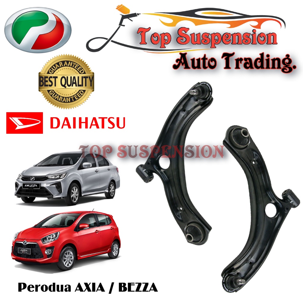 PERODUA AXIA/BEZZA FRONT LOWER ARM(DAIHATSU+1 year warranty) | Shopee ...