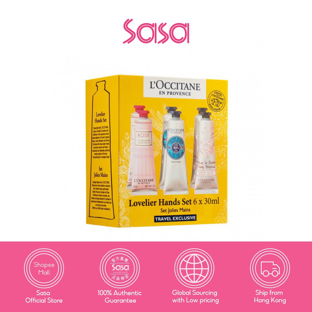 L'OCCITANE Lovelier Hands Hand Cream Kit (6pcs) | Shopee Malaysia