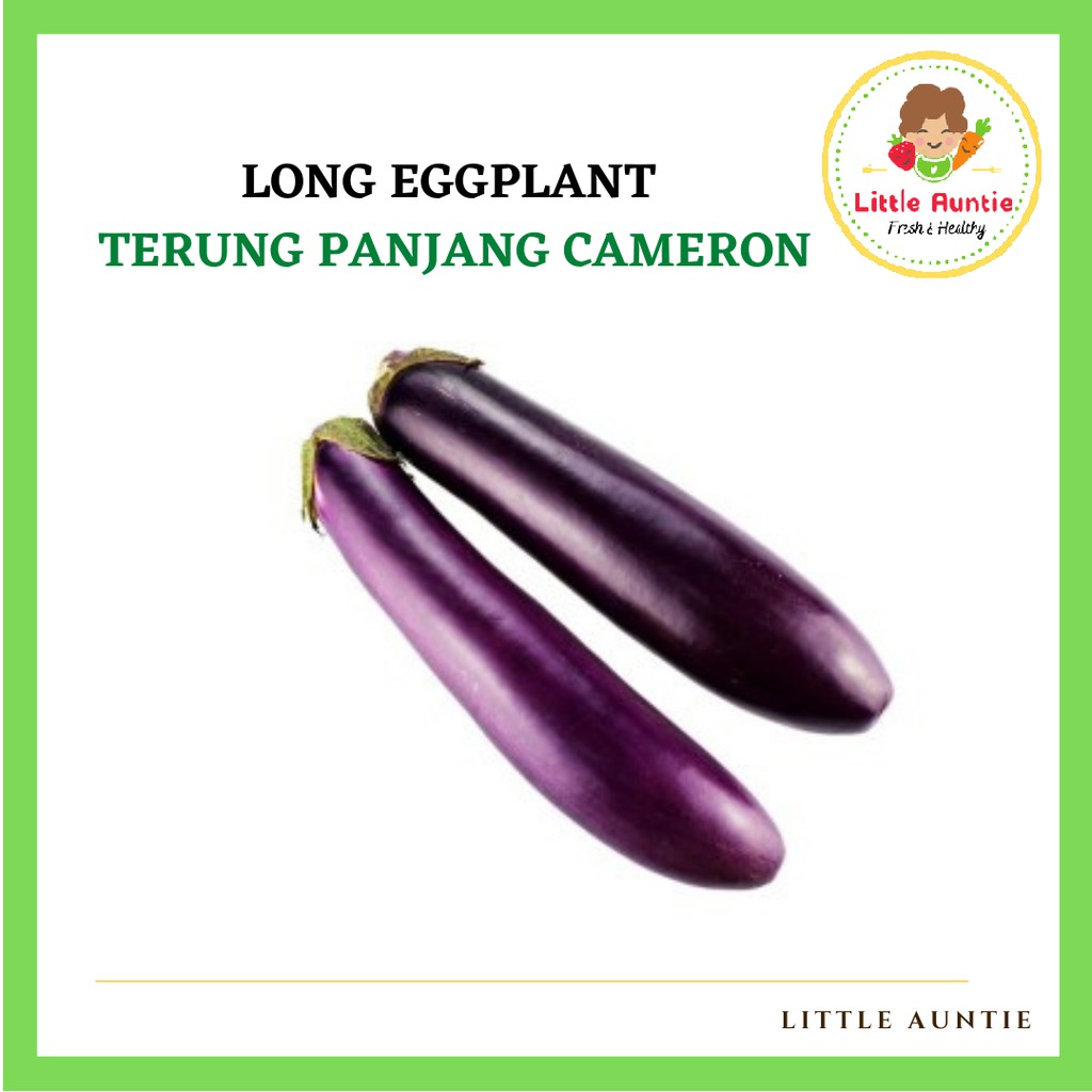 Terung Panjang 长茄子 2PCS Long Eggplant - Cameron Highlands | Shopee Malaysia