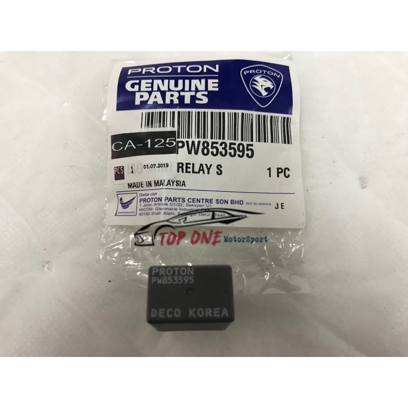 Original Proton PW853595 Compressor Power Relay (4 Small Pin) Persona ...