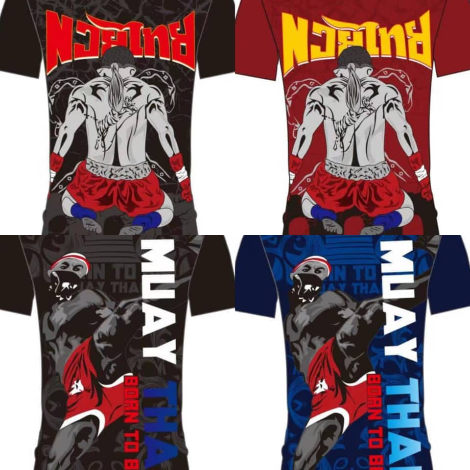 MUAY THAI - BAJU JERSEY - JC KIDS / ADULT (ROUND NET) T-SHIRT | Shopee ...