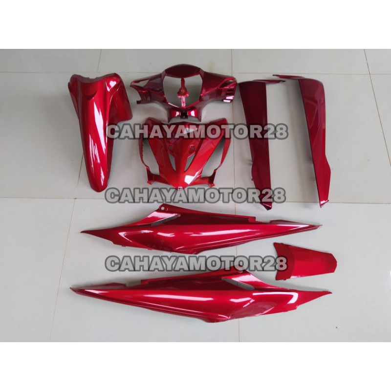 MERAH HITAM Fullset Cover Body Smooth/Full Body Smooth Honda Revo Old ...