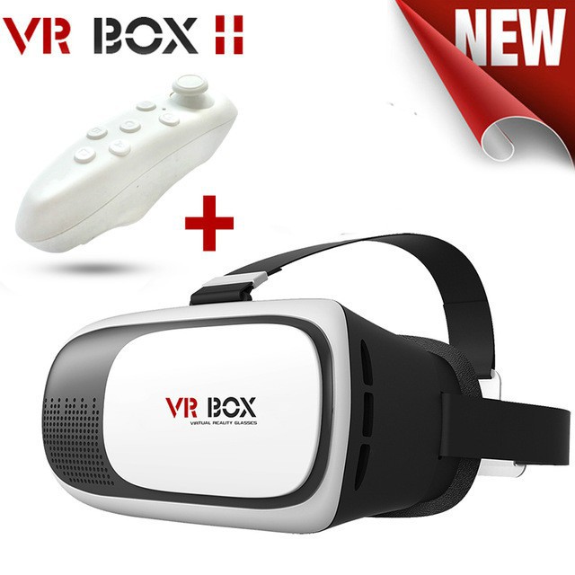 VR Box Second Generation With Bluetooth Controller Joystick | Shopee ...