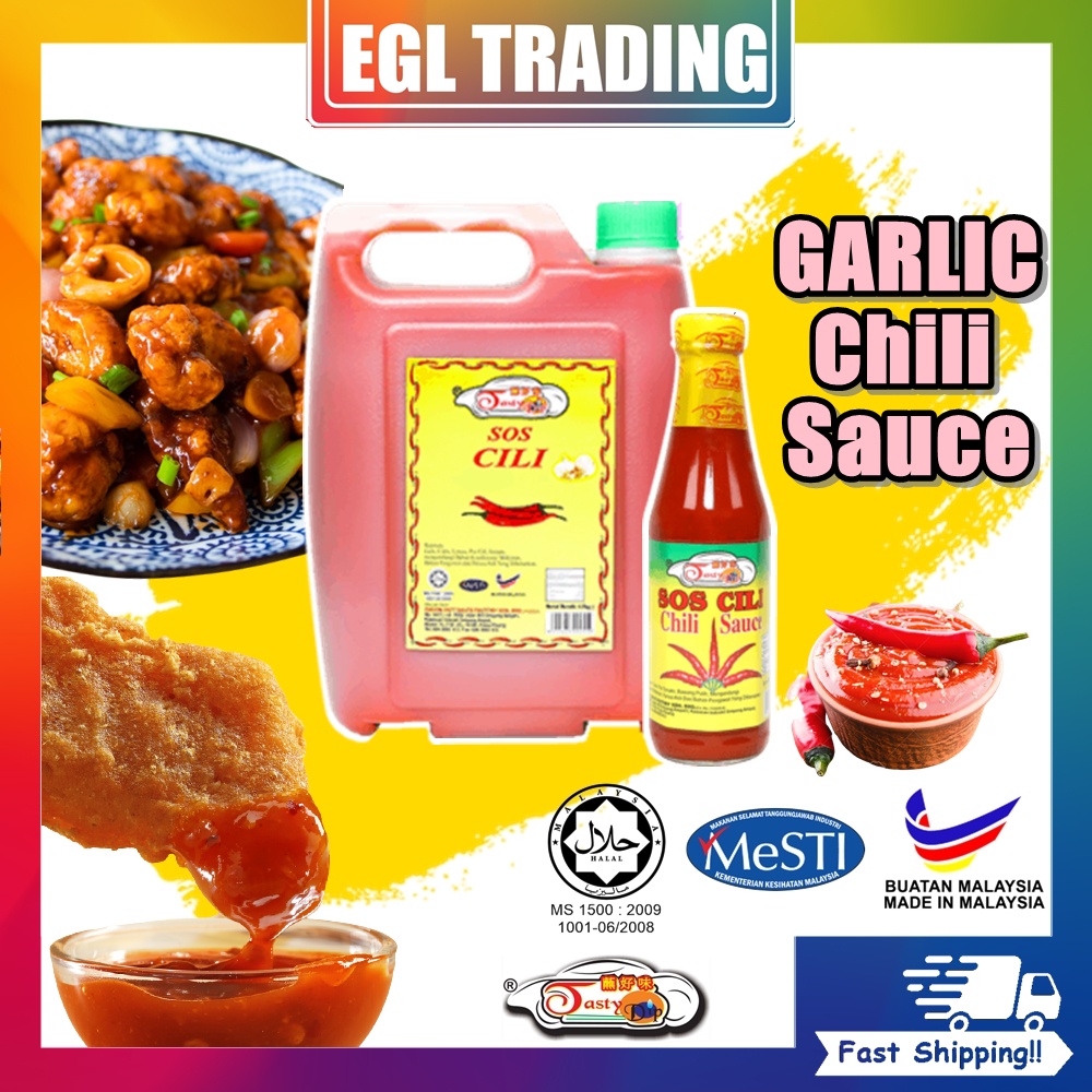 🇲🇾Ready Stock🇲🇾TastyDip Garlic Chili Sauce/Garlic Chili Sauce/Sos Cili ...