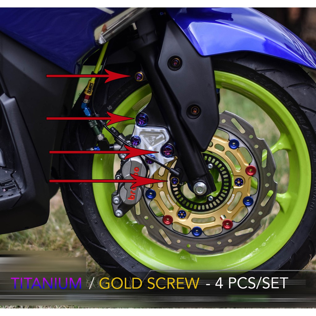YAMAHA NVX AEROX BRAKE CALIPER SCREW BOLT HOT!!! | Shopee Malaysia