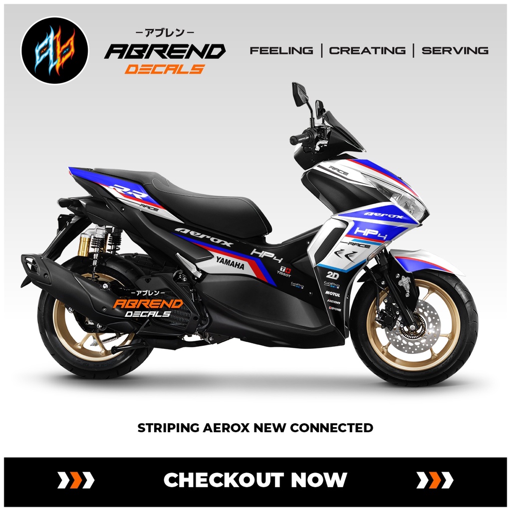 New Connected Aerox Striping HP 4 / New Yamaha Aerox Motorcycle ...