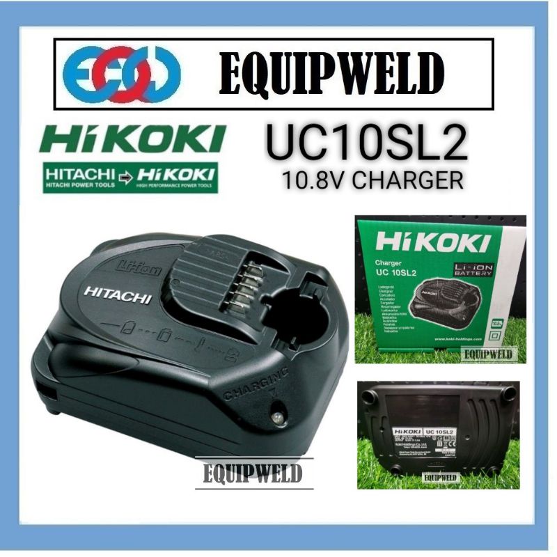 HIKOKI HITACHI UC10SL2 10.8V CHARGER FOR 10.8V BCL1015 1.5AH BCL1030C BCL1030 3.0AH LITHIUM ...