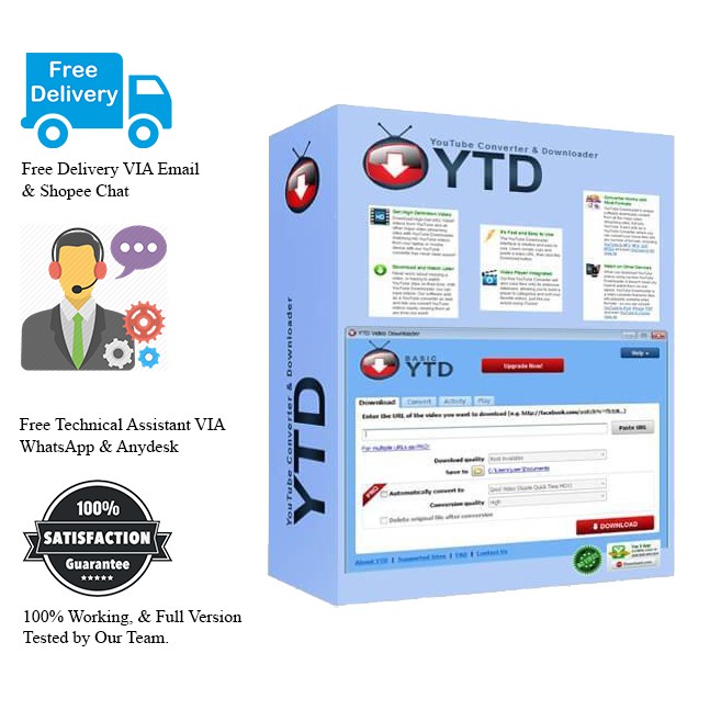 YTD Video Downloader Pro 2022 Full Version | Shopee Malaysia