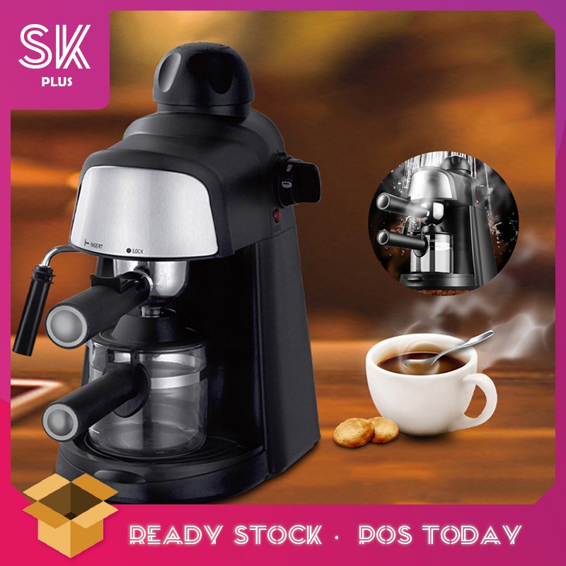 SKPLUS Multifunctional Imported Steam Espresso Maker Semi-Auto Espresso ...