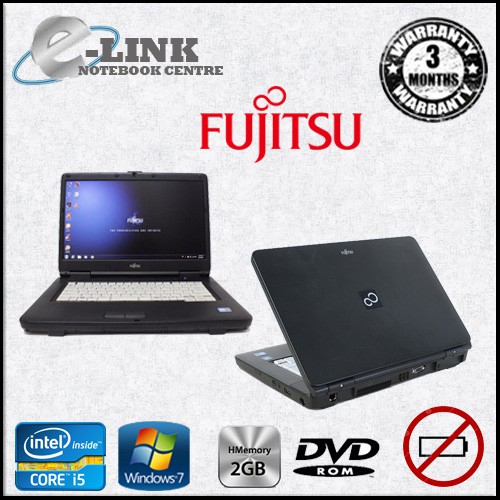 (REFURBISHED) FUJITSU A550/A LAPTOP CORE I5-520M / 2GB RAM / 250GB HDD ...