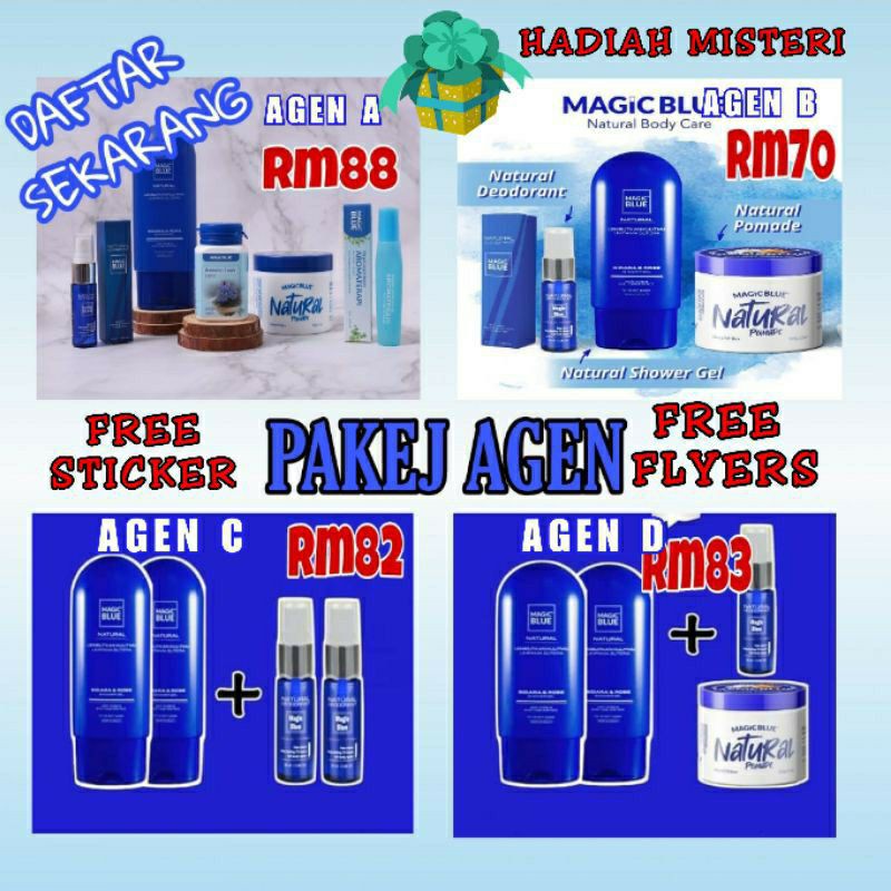 🔥PEKEJ MAGIC BLUE(AGEN) | Shopee Malaysia