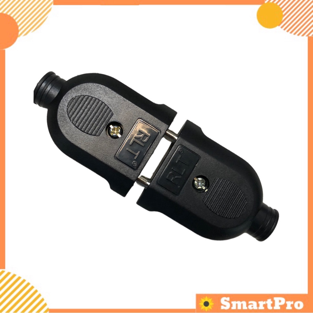 Heavy Duty 2 Pin Plug and Socket 10A 240V Round Pin Male and Female In ...