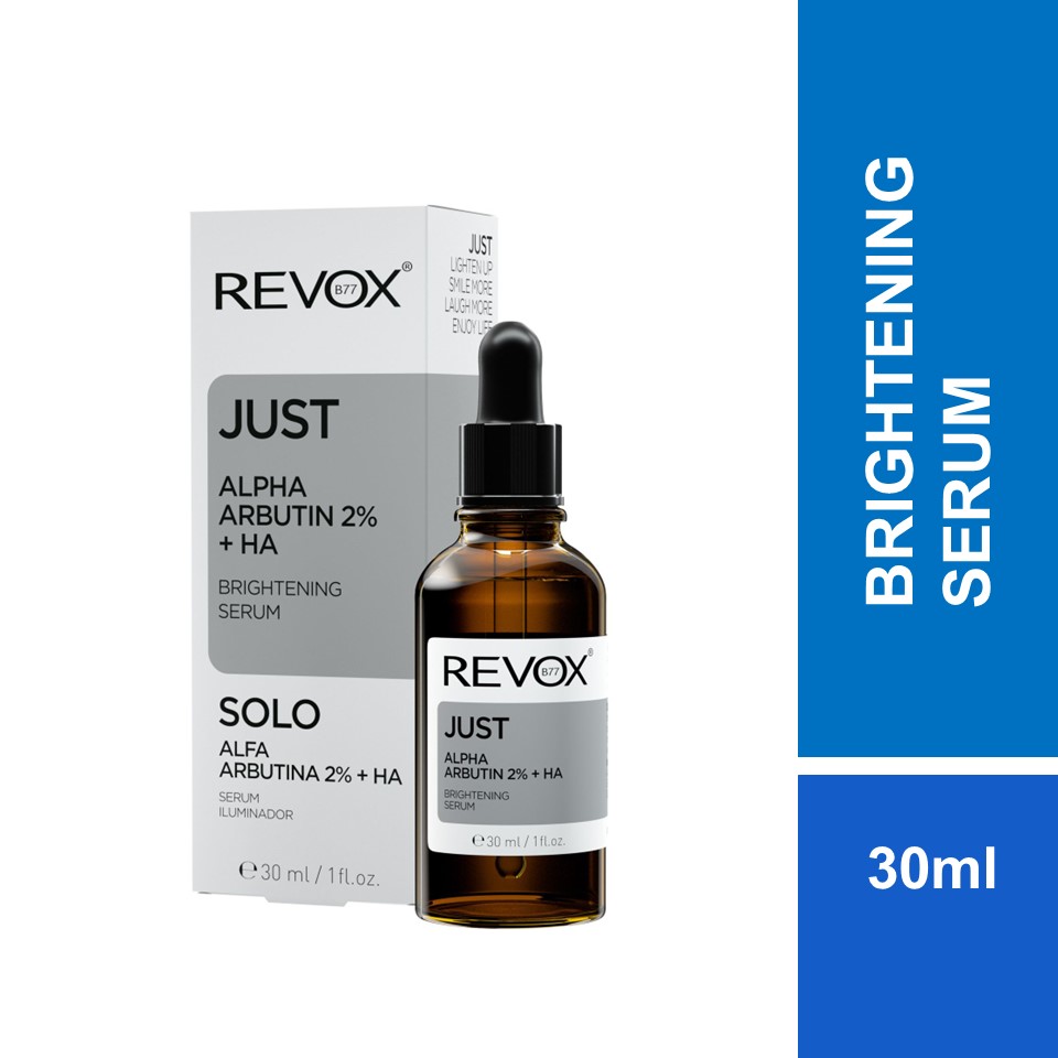 REVOX B77 Just Alpha Arbutin 2% + HA Brightening Serum (30ml) | Shopee Malaysia