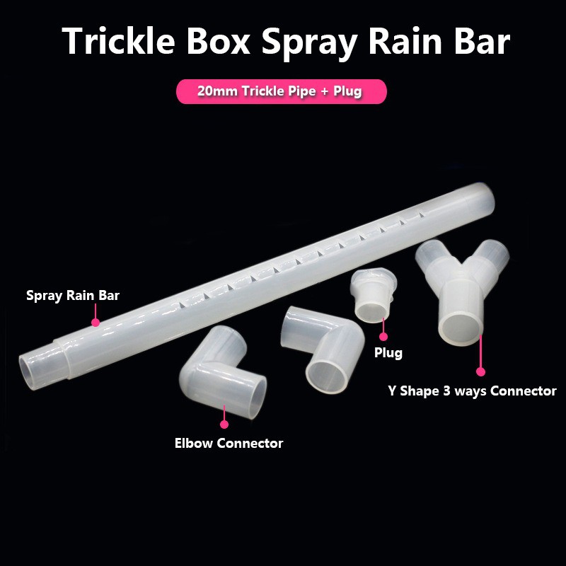 DIY 20MM 25MM Transparent Rain Pipe Aquarium Filter Tank Outflow Pipe ...