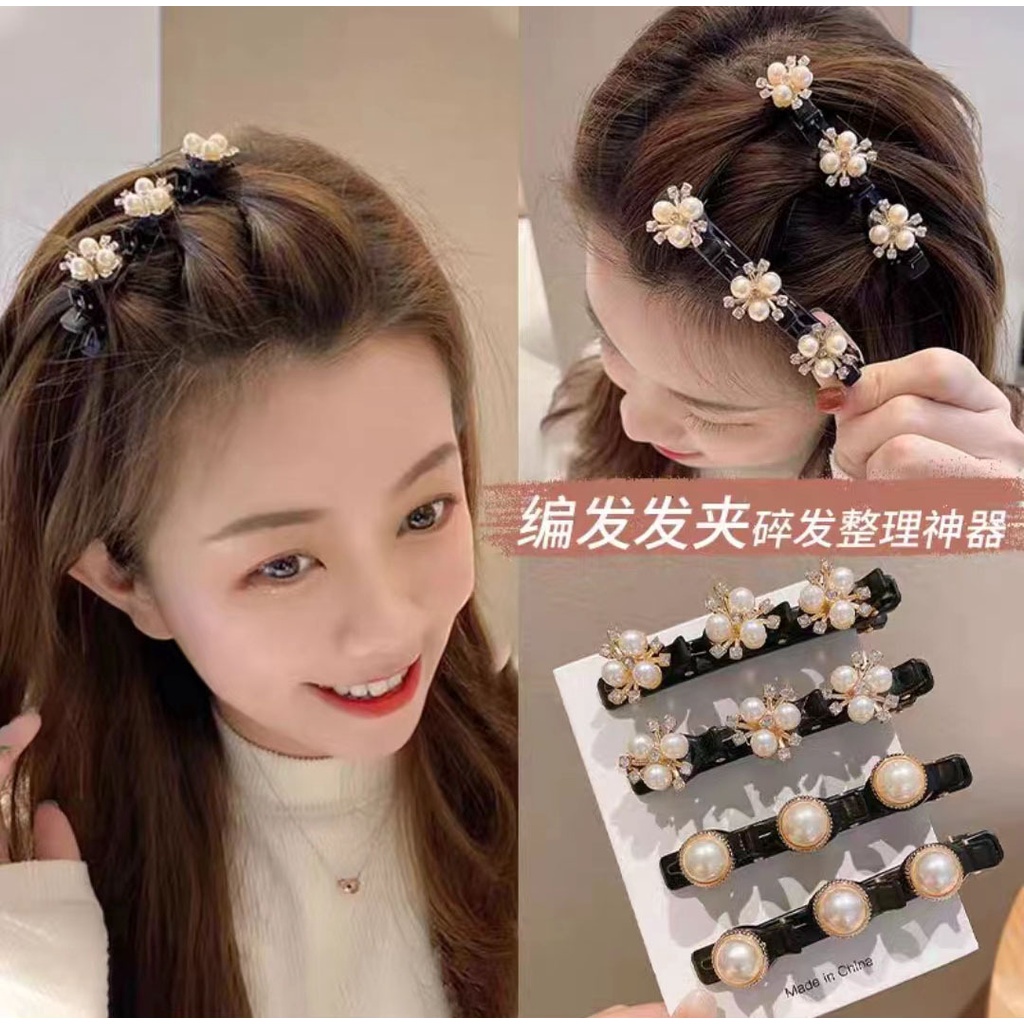 Crystal Pearl Korean Hairpin | Shopee Malaysia