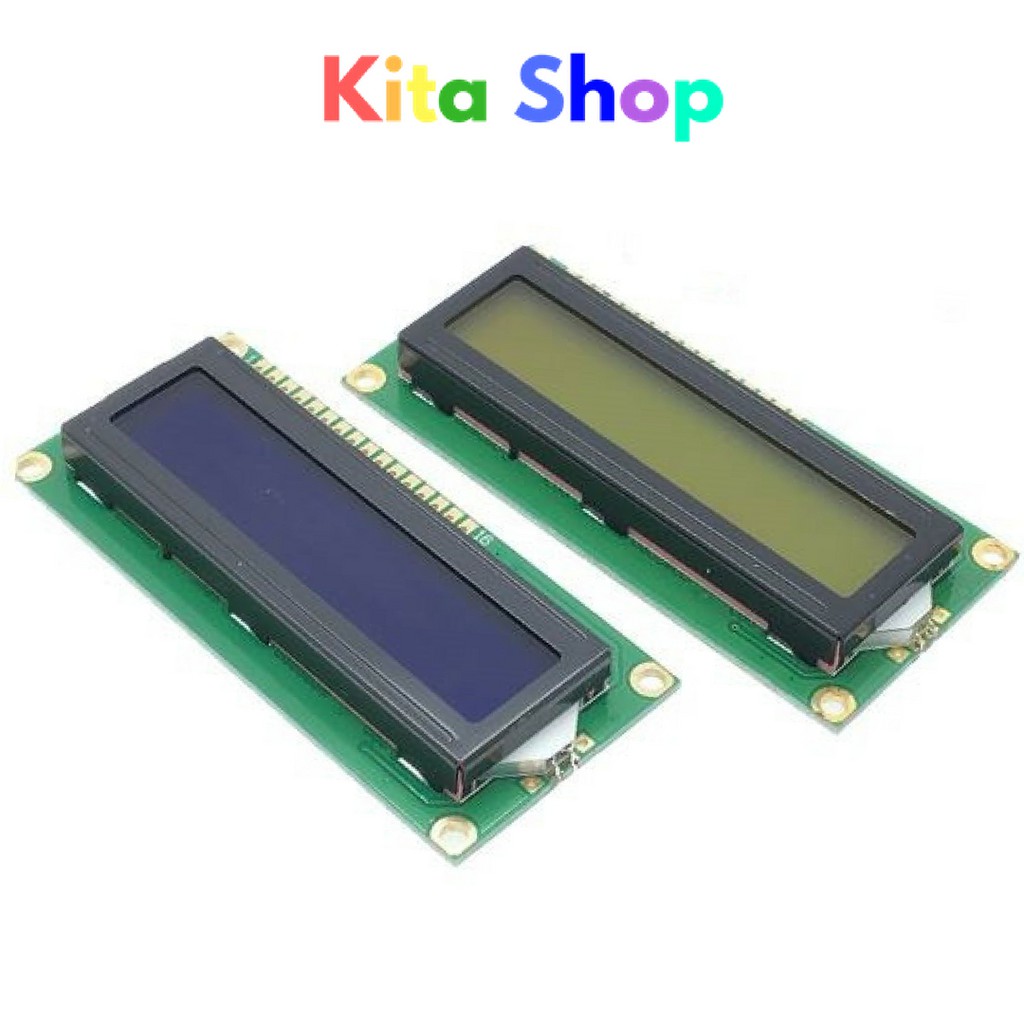 LCD Display Module (16x2) Yellow Green / Blue Screen Backlight | Shopee ...