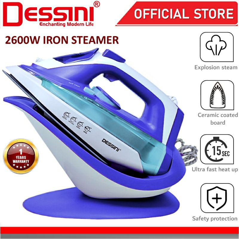 🌟 DESSINI WIRELESS IRON STEAMER 🌟 | Shopee Malaysia