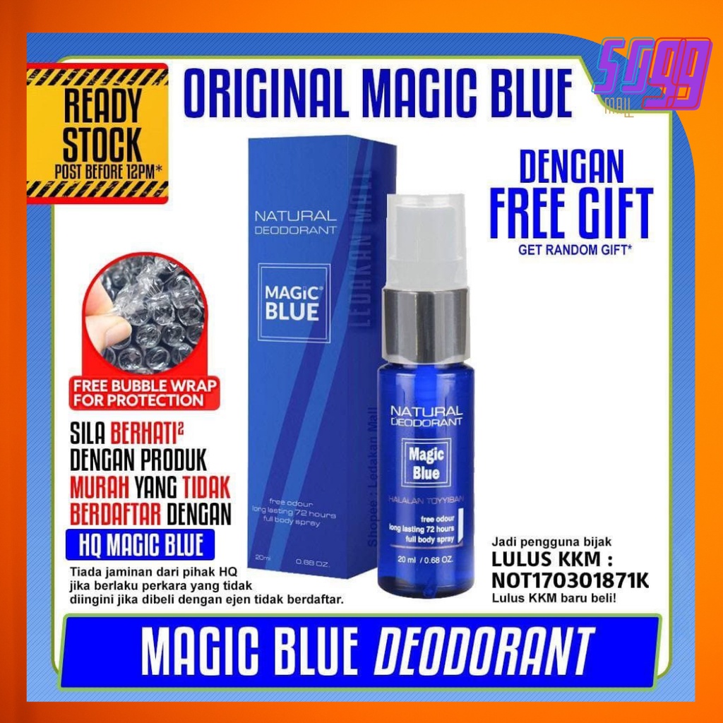 [ORIGINAL] Spray Ubat Ketiak Lelaki Perempuan Natural Deodorant Spray ...