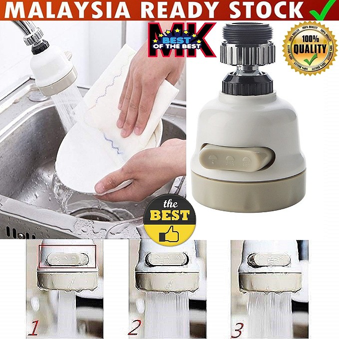 📢🔥OFFER PRICE🔥High Pressure Moveable 360 Rotation Water Tap Kitchen ...