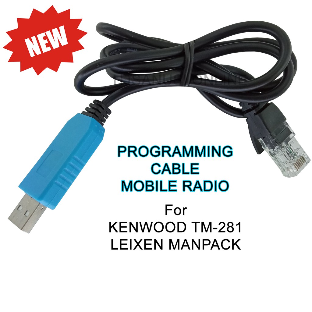 Programming Cable Kenwood TM-281 TM-281A TM-271 and Leixen Manpack ...
