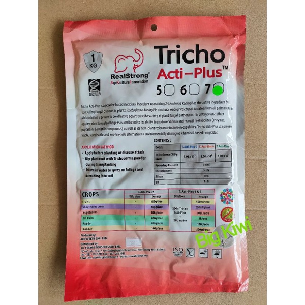 Real Strong Tricho Acti-Plus 7 - Trichoderma Organic Fungicide 1KG ...