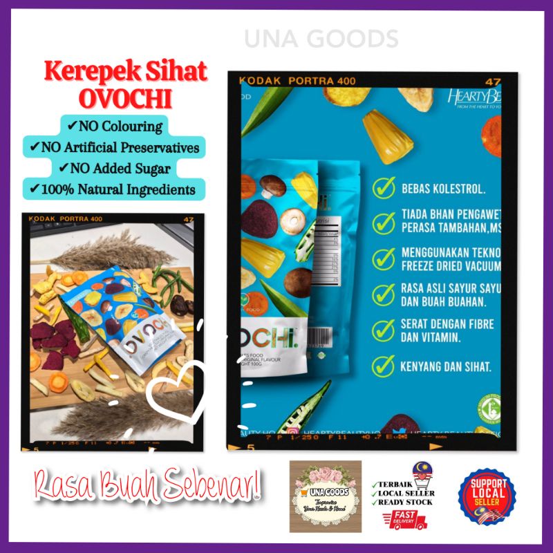 Kerepek Sihat OVOCHI Mix Chips 100gm Healthy Snacks Kudap-Kudapan Jajan ...