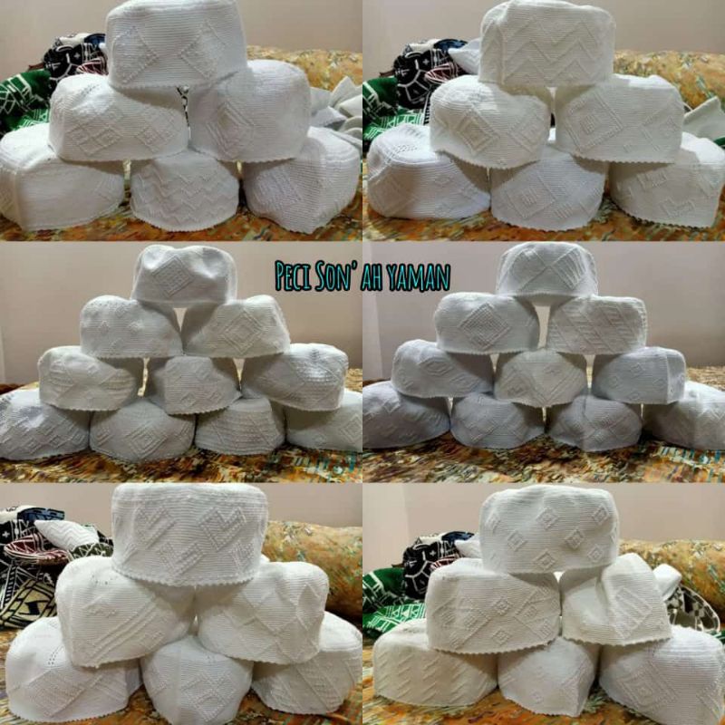 Kopyah / Peci Sonaah Sanaah original Special White Guaranteed Genuine ...