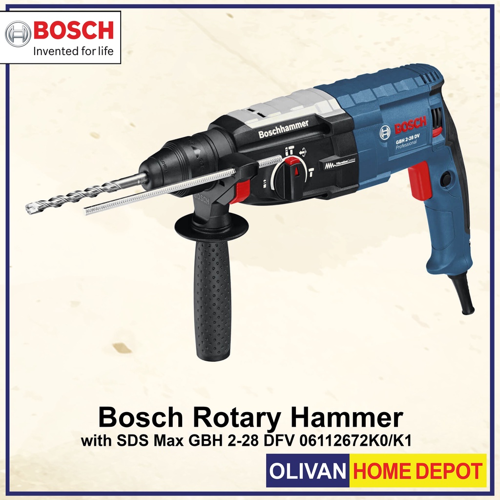 BOSCH Power Tool Professional Heavy Duty Rotary Hammer with SDS Max GBH ...