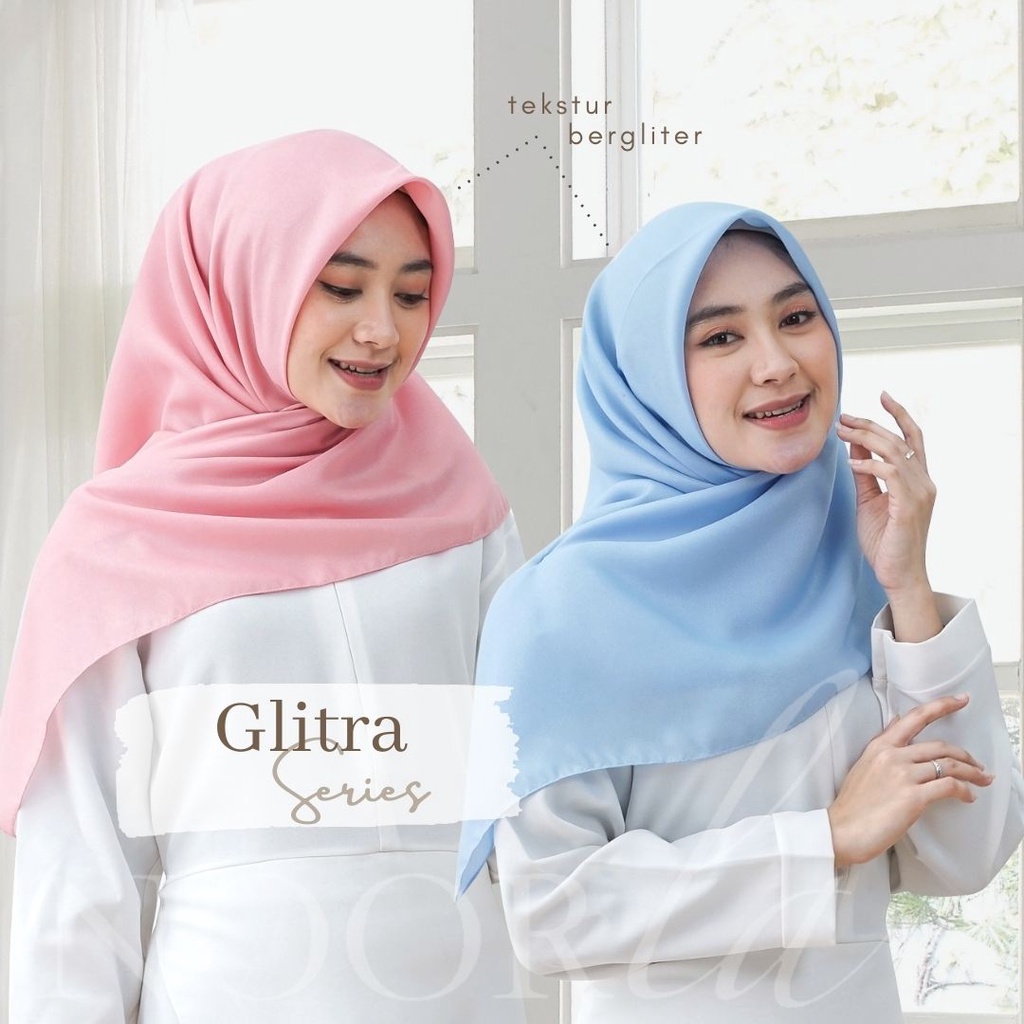 NOORLA - GLITRA RECTANGULAR HIJAB / SHINY RECTANGULAR HIJAB / PREMIUM SPARKLE VEIL | Shopee Malaysia