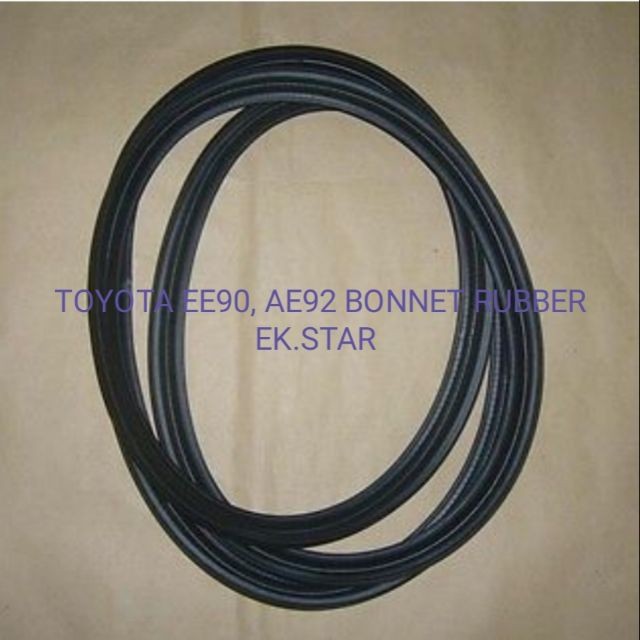 EE90, AE92 REAR WEATHERSTRIP BONNET RUBBER, TRUCK LID RUBBER, BONNET ...