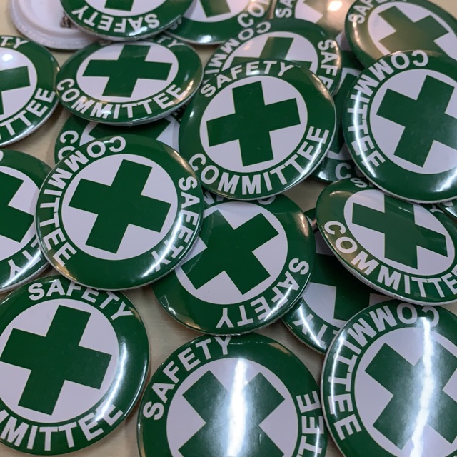 Safety Committee Button Badge 44mm | Shopee Malaysia