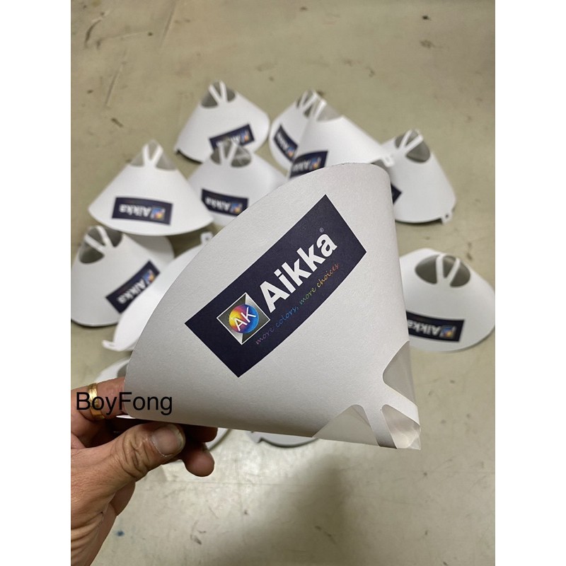 Aikka Penapis Cat Filter kertas / Paint Paper Strainer Cone | Shopee ...