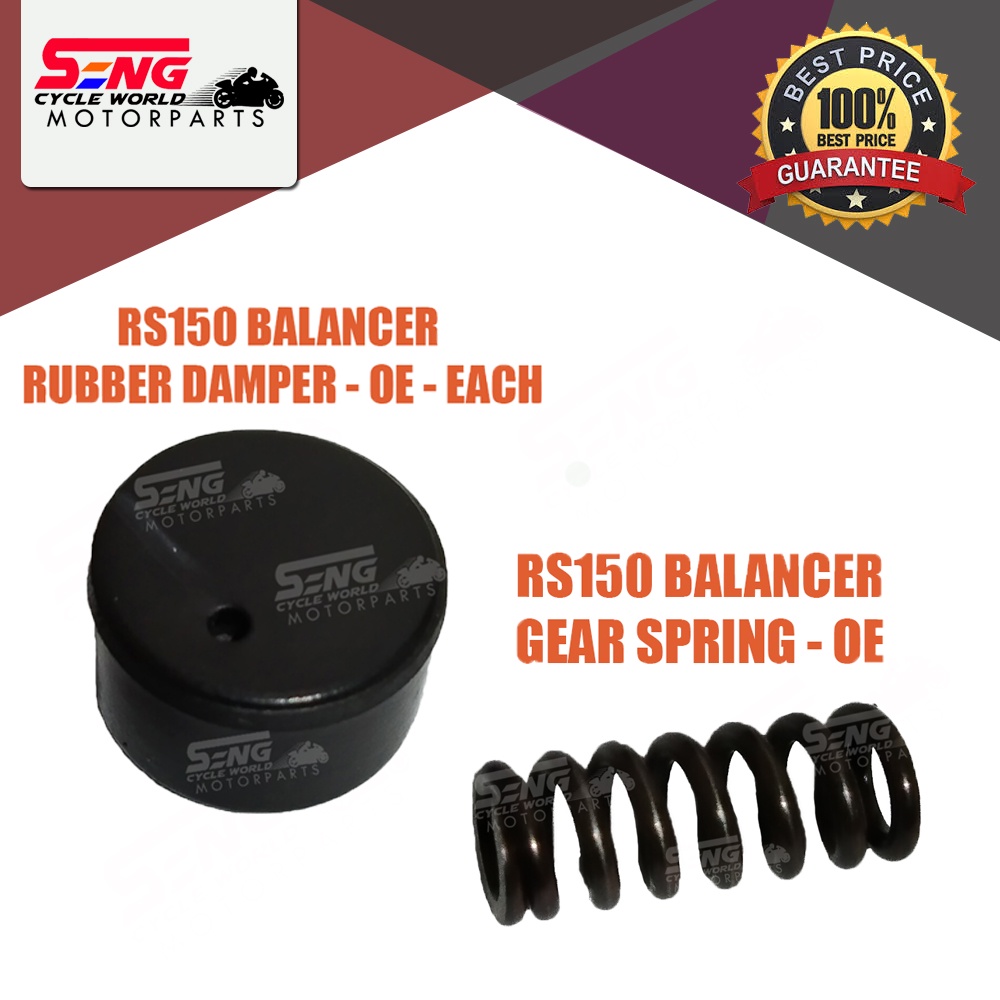 HONDA RS150 ENGINE BALANCER RUBBER DAMPER & SPRING ORIGINAL | Shopee ...