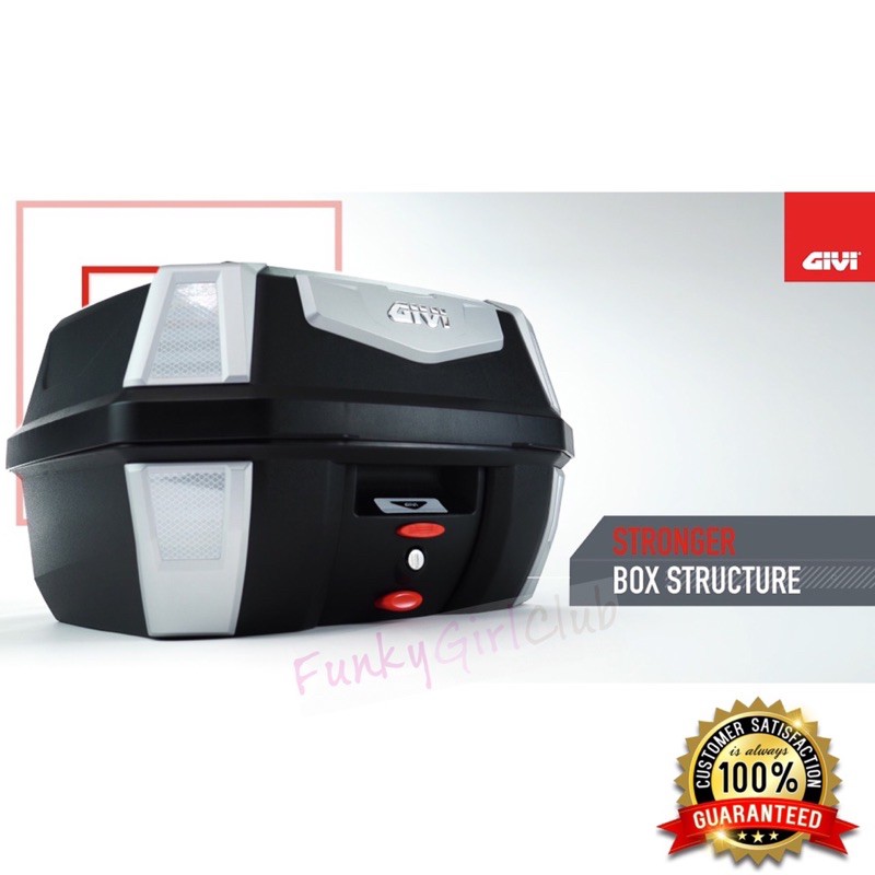 GIVI ANTARTICA B42N MOTORCYCLE BOX 42 Liter Monolock Top Case Top Box LC135 Y15ZR VF3i 100% ...