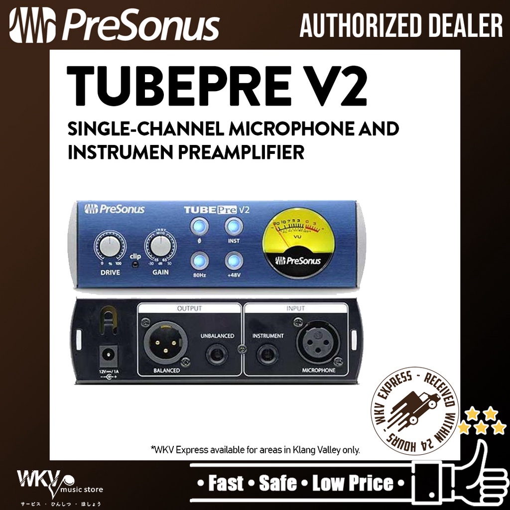 PreSonus TubePre V2 Tube Microphone Preamp (TubePreV2) | Shopee Malaysia