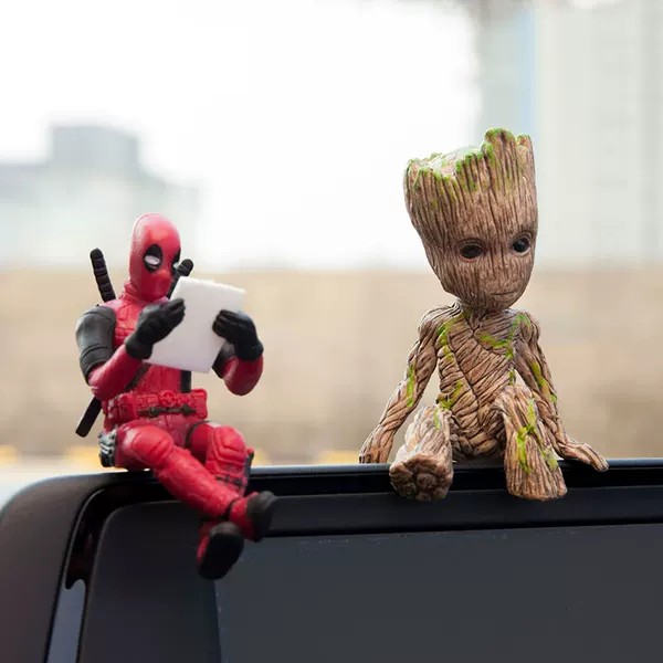 Car Decoration Groot Grout Sitting Collectible Anime Toy PVC Cartoon ...