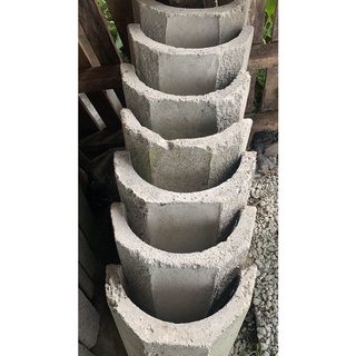 6" / 9" / 12" Half Round Concrete Drain Drainage Chanel Longkang Simen ...