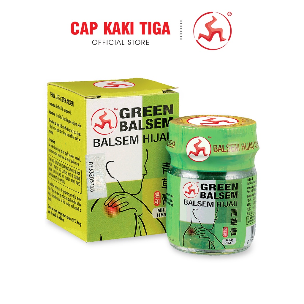 Cap Kaki Tiga Balsem Hijau / Green Balsem 20g/36g | Shopee Malaysia