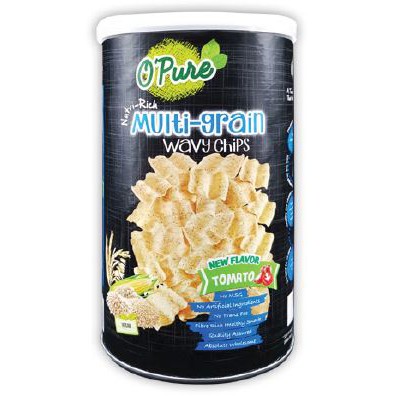 EARTH LIVING O'Pure Multi-Grain Wavy Chips (80gm) | Shopee Malaysia