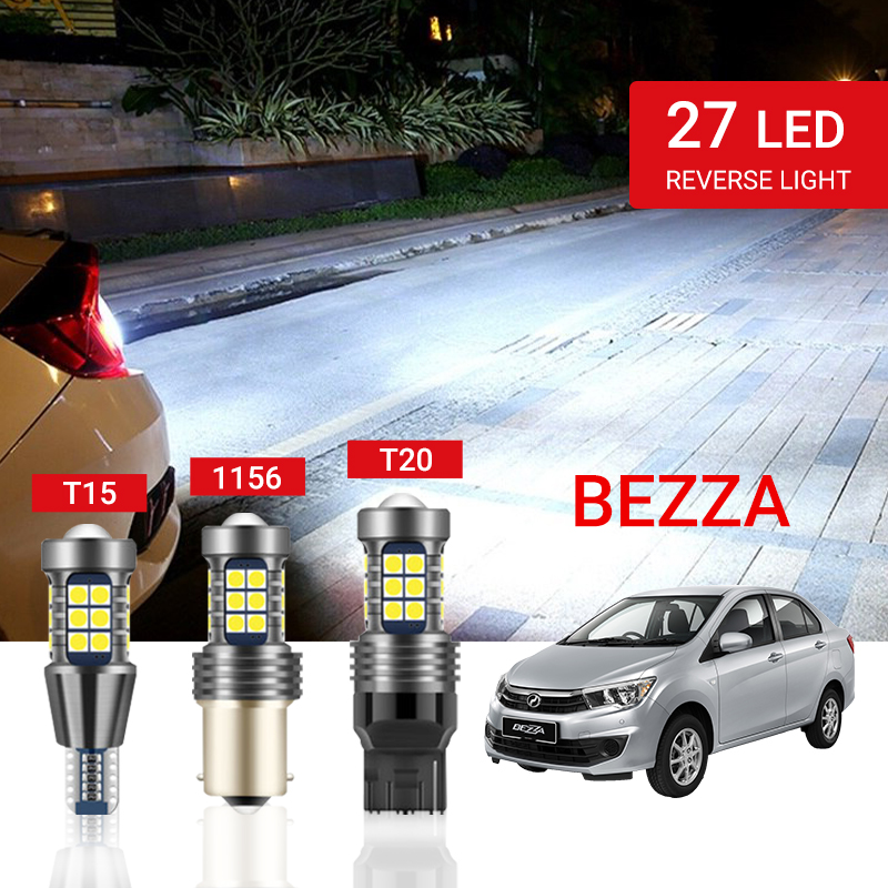 [PERODUA] Bezza 27LED Car Reverse Light Bulb Flash & Non Flash T15 T20 ...