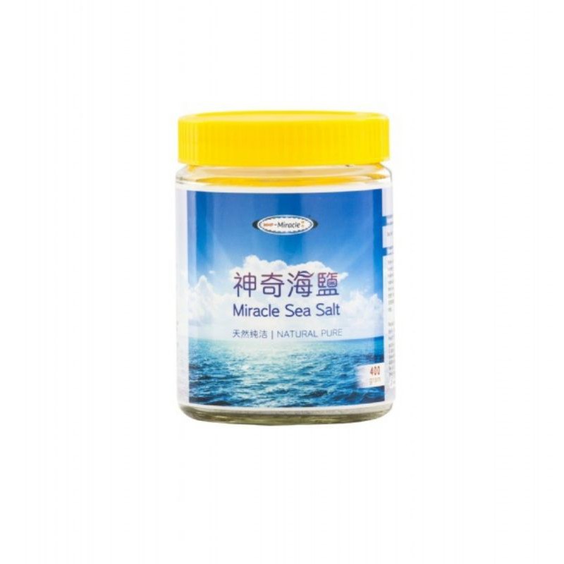 Miracle Natural Sea Salt 神奇海盐 400g | Shopee Malaysia
