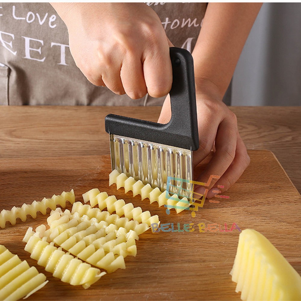 STAINLESS STEEL POTATO CHIP CUTTER FRENCH FRIES CARROT VEGETABLE ...