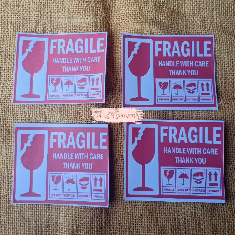 Fragile Label | Broken packing Labels | Packing Label | Shopee Malaysia